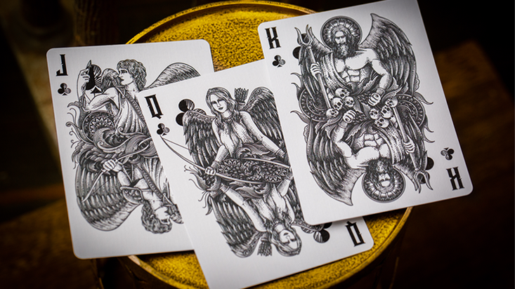 Zeus Sterling Silver Playing Cards by Chamber of Wonder | Merchant of Magic